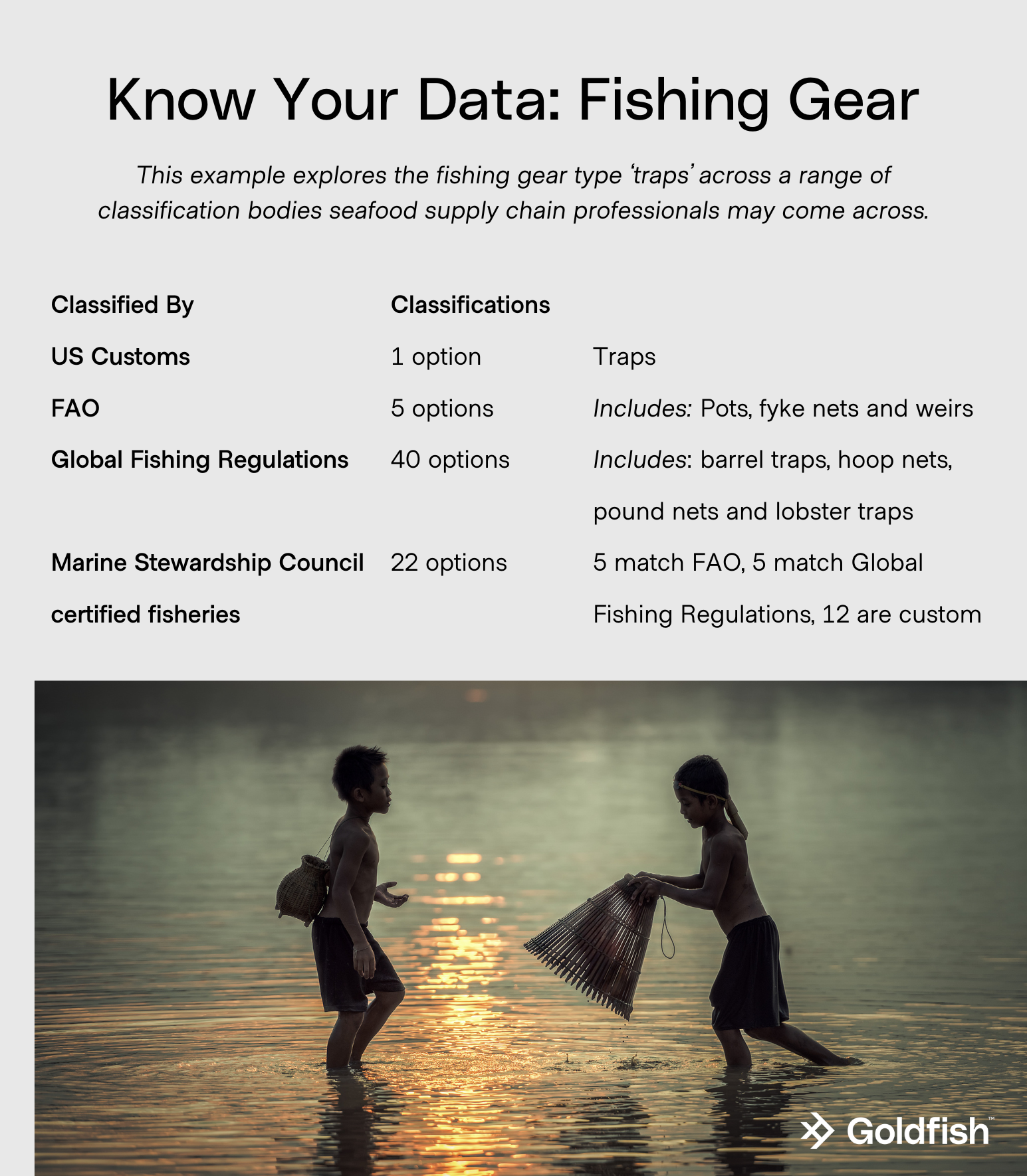Know Your Data: Fishing Gear